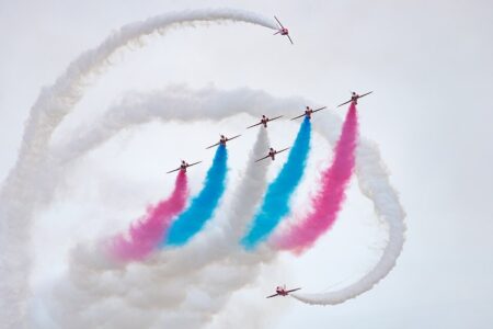Red Arrows Flight Path Today: Times, Route And RAF Cosford Display ...